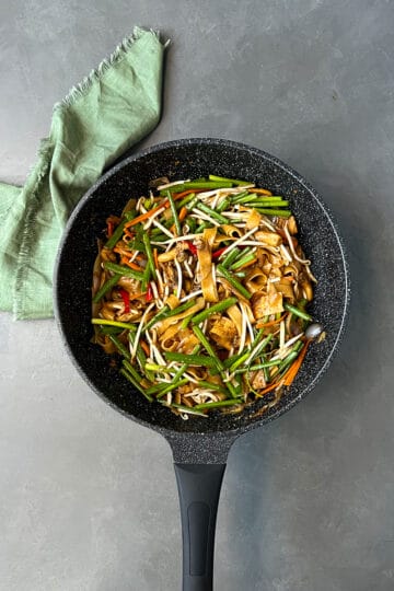 Easy Chow Fun Noodles (With Tofu)
