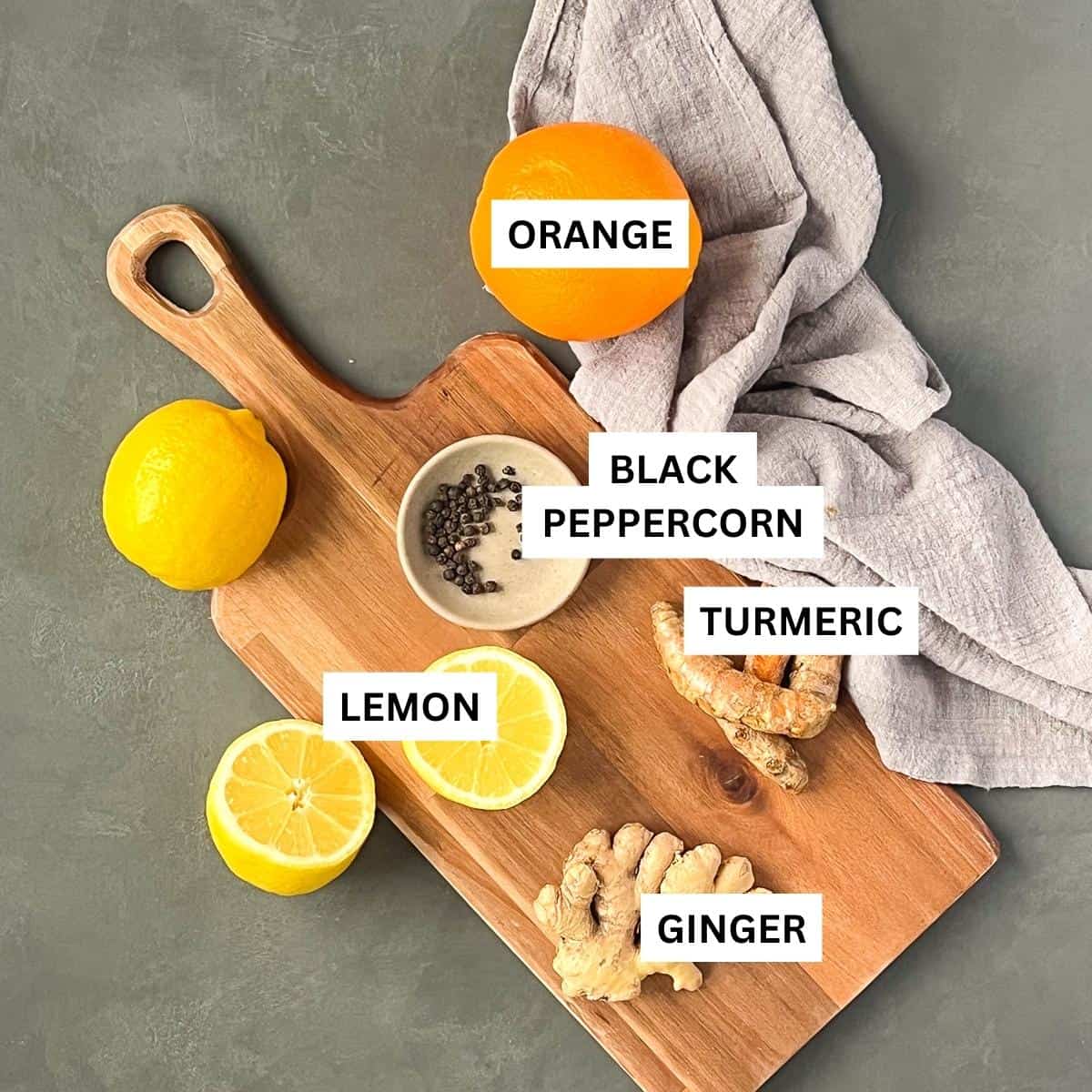 Healthy Ginger Turmeric Shot Recipe