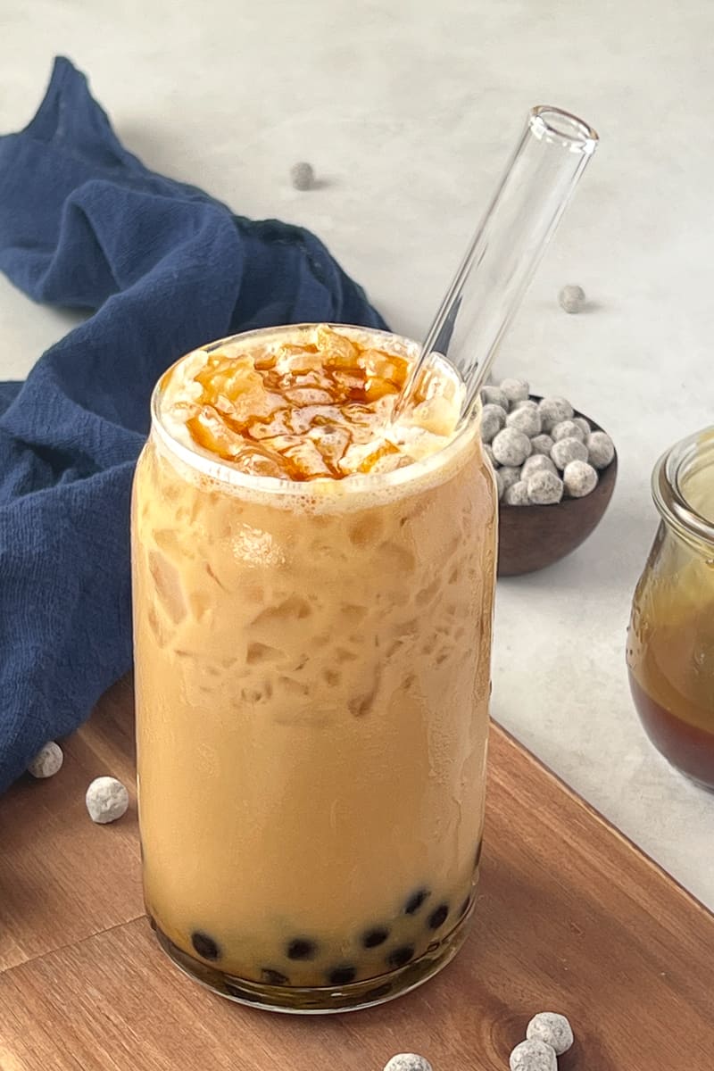 Creamy Caramel Milk Tea