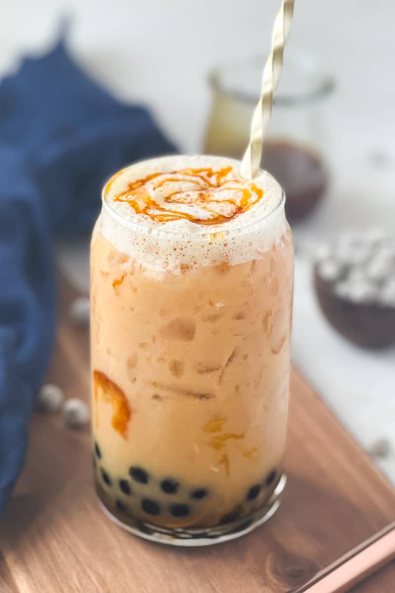 Creamy Caramel Milk Tea