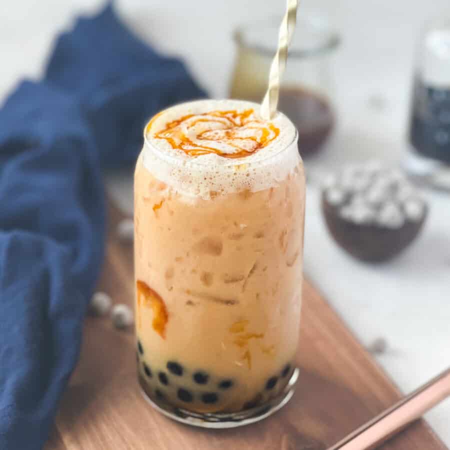 Creamy Caramel Milk Tea