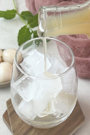 Homemade Lychee Syrup