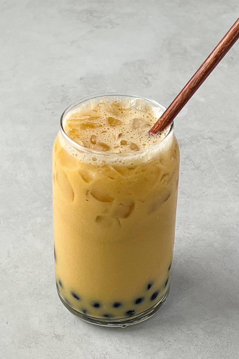 Tropical Mango Boba Tea