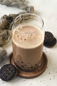 Creamy Oreo Milk Tea Boba