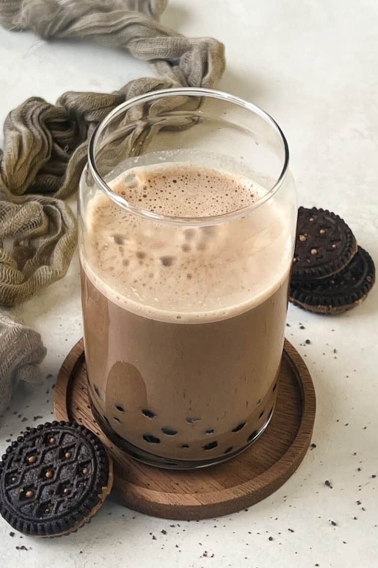 Creamy Oreo Milk Tea Boba