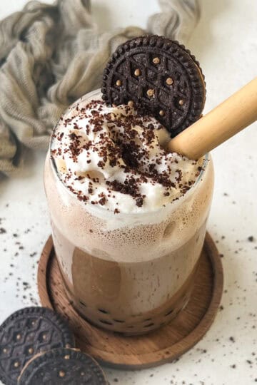 Creamy Oreo Milk Tea Boba