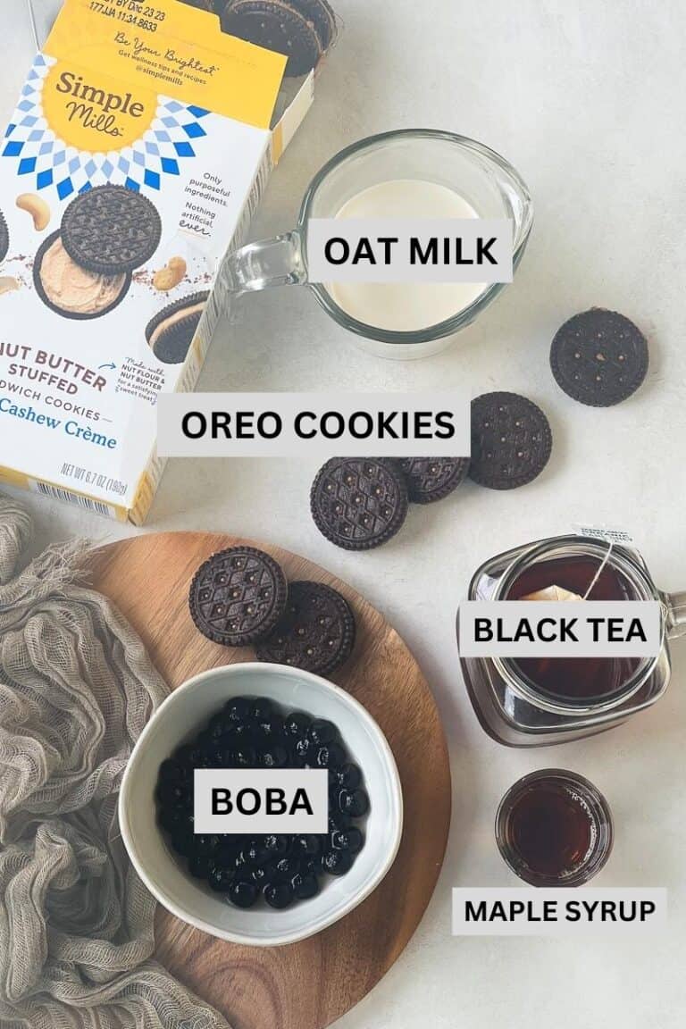 Creamy Oreo Milk Tea Boba