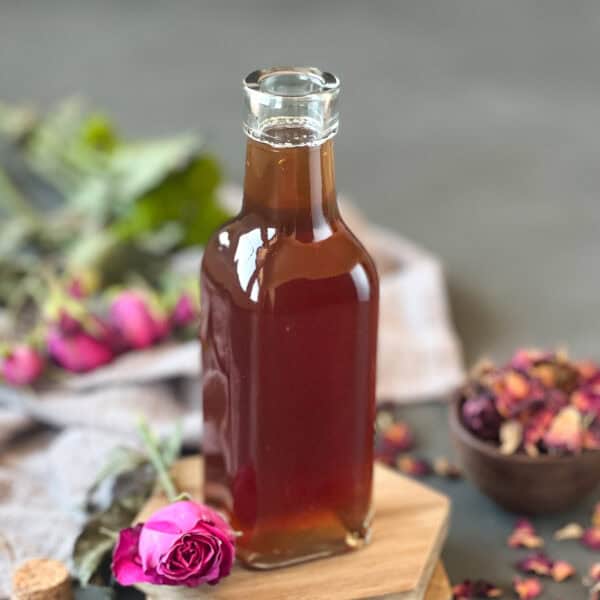 15-Minute Rose Simple Syrup