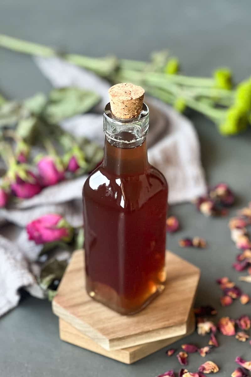 15-Minute Rose Simple Syrup