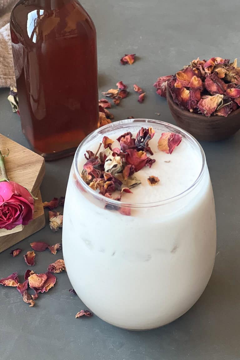 15-Minute Rose Simple Syrup