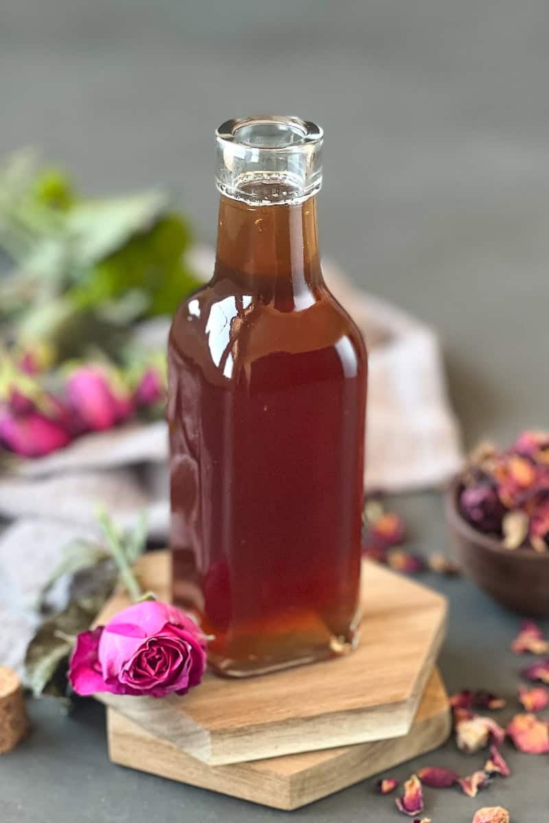 15-Minute Rose Simple Syrup