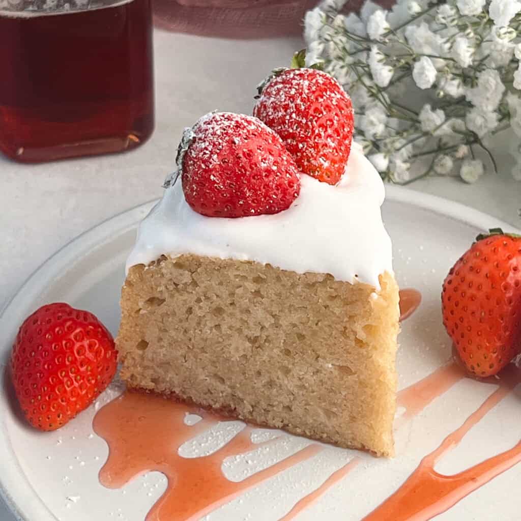 Soft & Tender Vegan Sponge Cake
