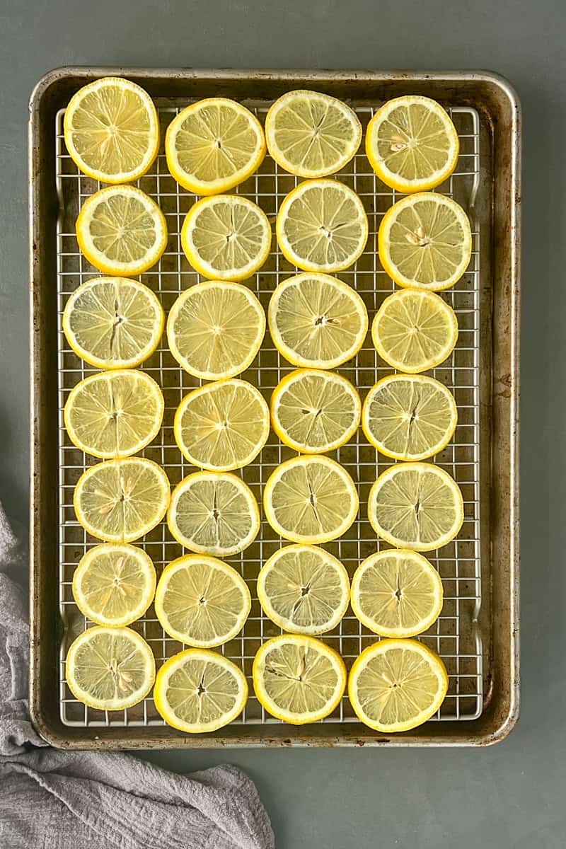 Oven-Dried Lemon Slices (No Dehydrator!)