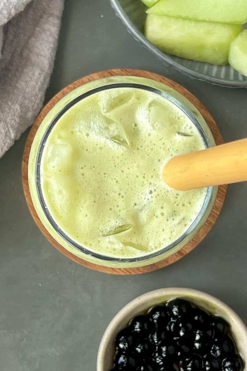 Creamy Honeydew Milk Tea