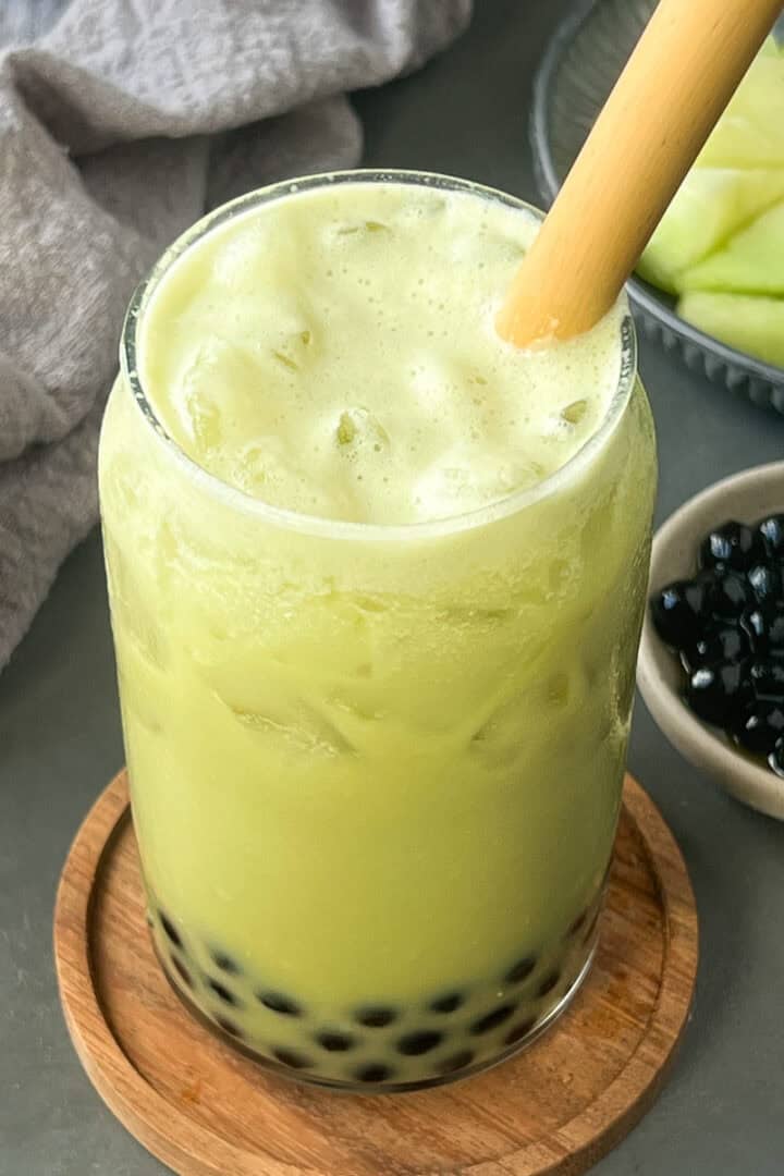 Creamy Honeydew Milk Tea