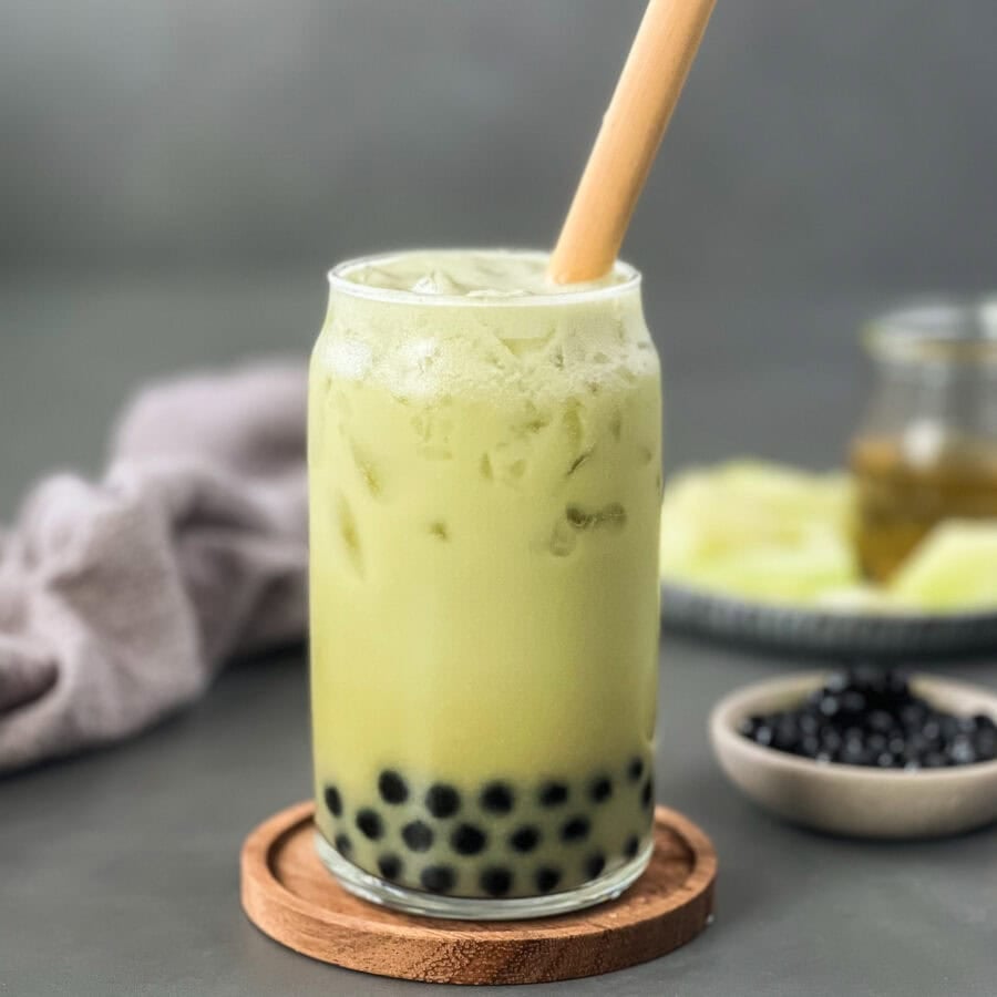 Creamy Honeydew Milk Tea
