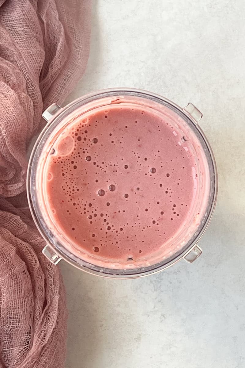 Creamy Vegan Strawberry Milk