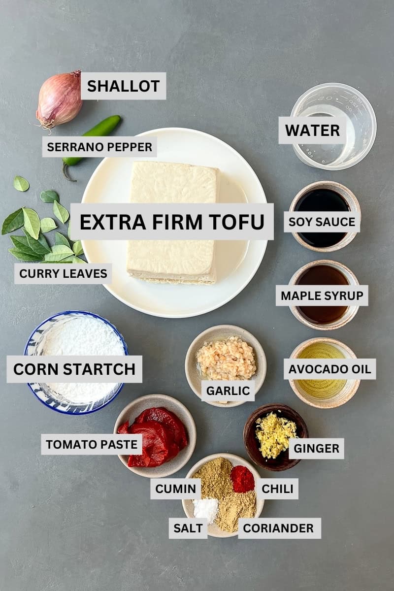 Easy Tofu 65 (Vegan Paneer 65)