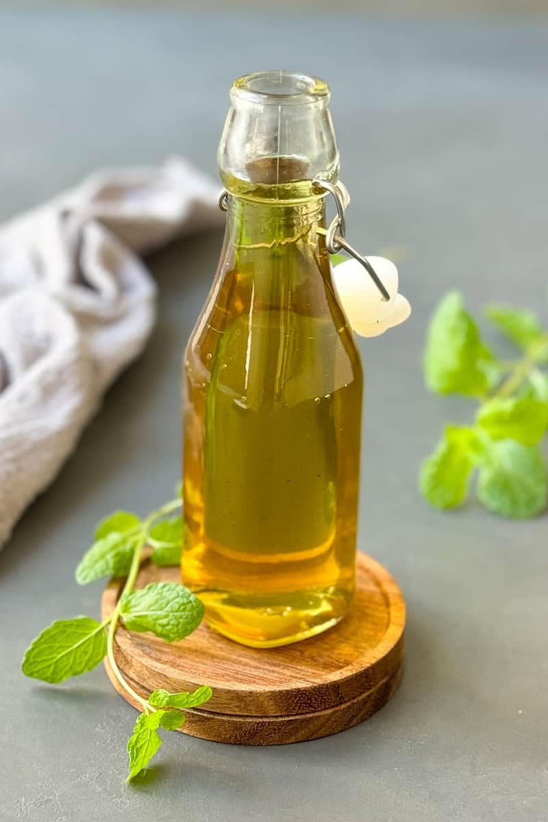 Mint Simple Syrup (Only 3 Ingredients)