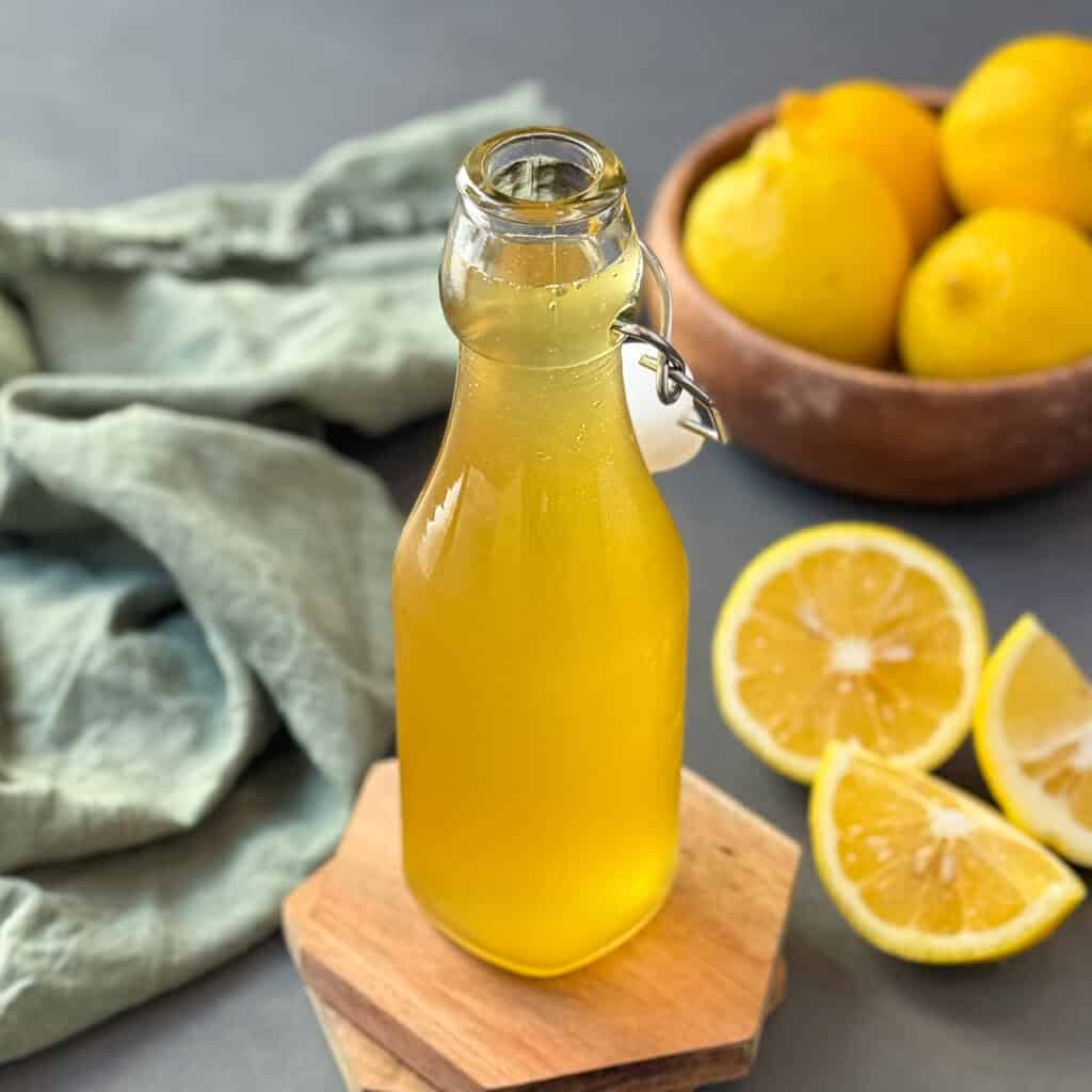 Lemon Simple Syrup (Only 3 Ingredients)
