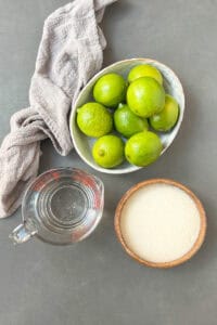 Lime Simple Syrup (Only 3 Ingredients)