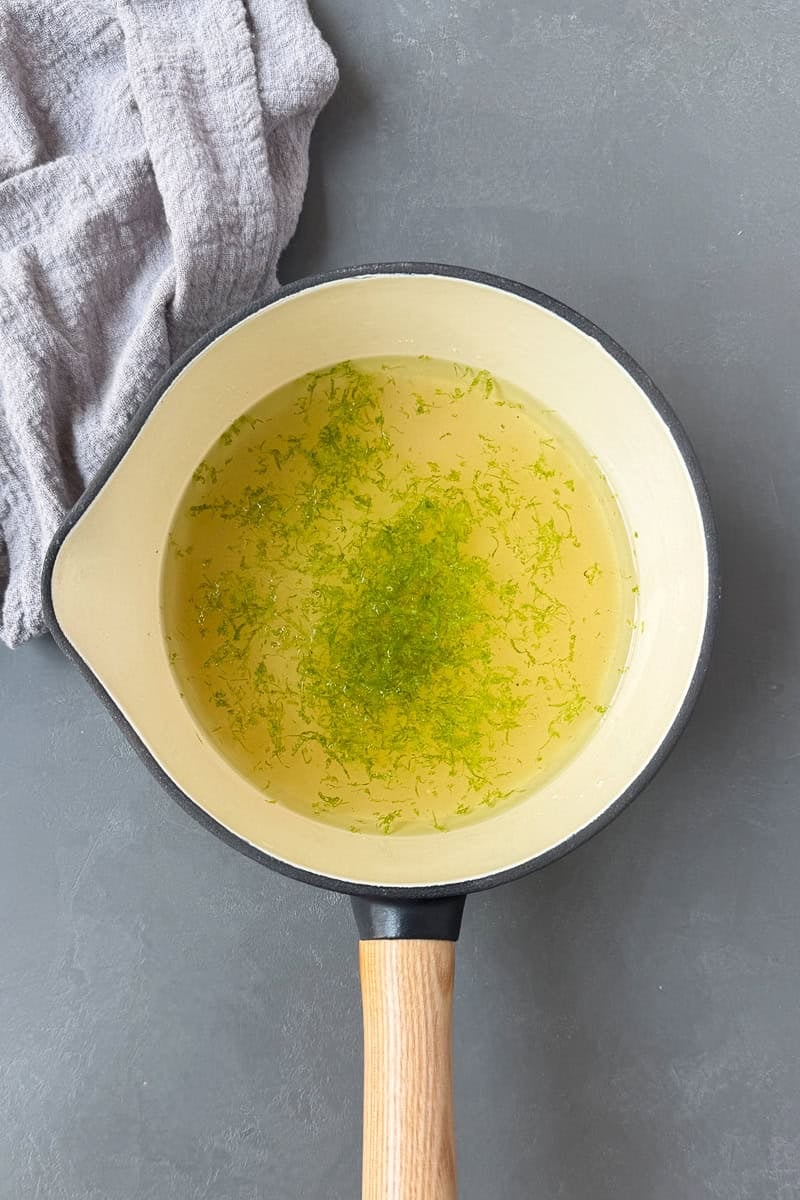 Lime Simple Syrup (Only 3 Ingredients)