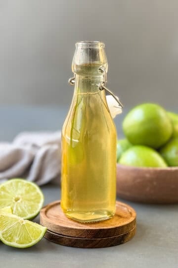 Lime Simple Syrup (Only 3 Ingredients)
